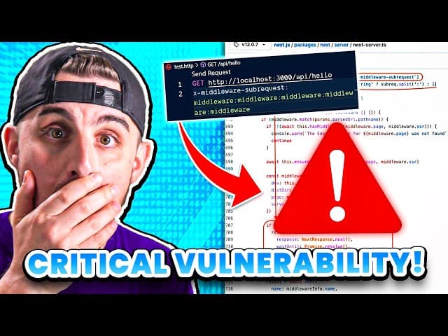 Cve 2025 29927 Authorization Bypass In Next Js Middleware Snyk