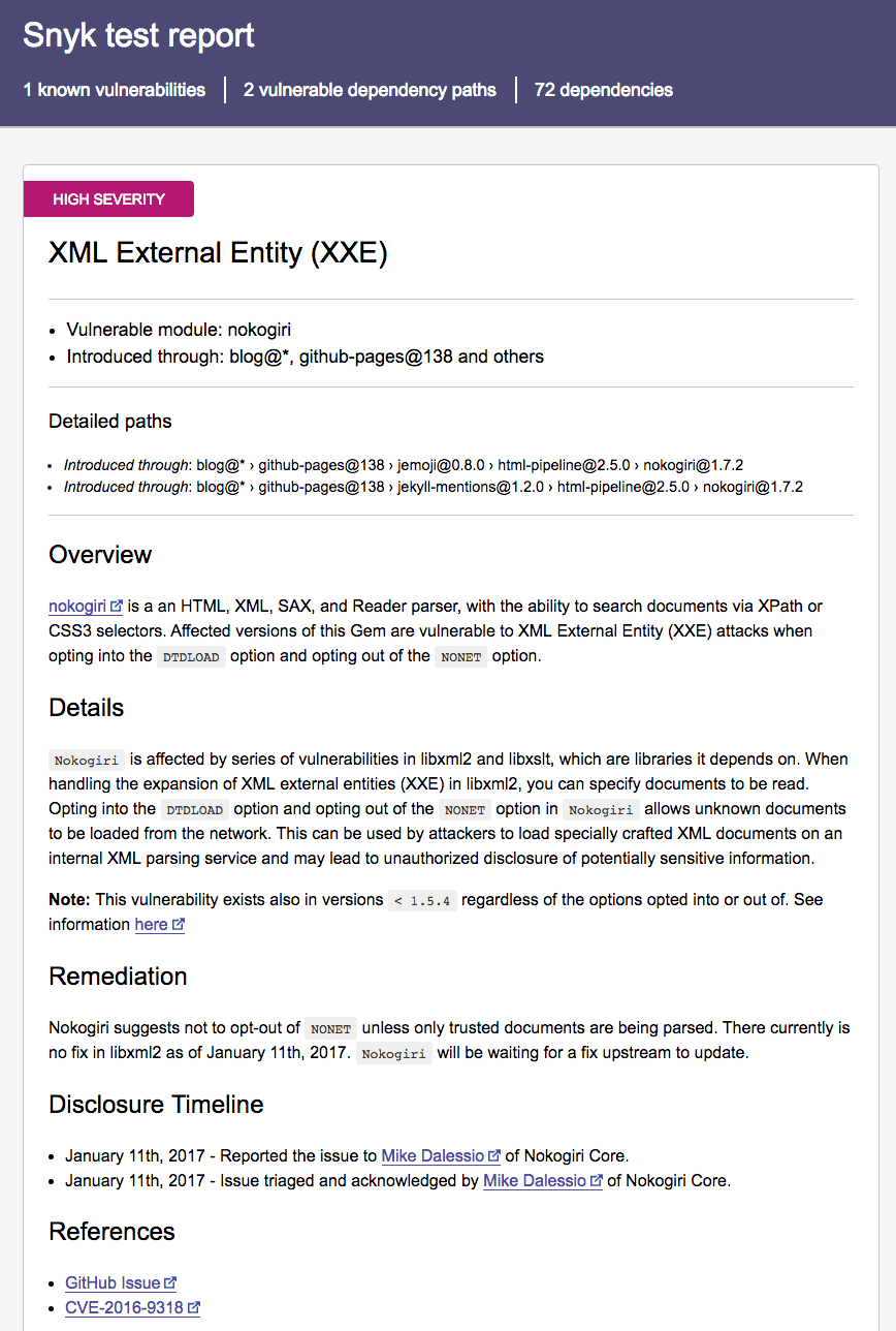 Getting the most out of snyk test with JSON | Snyk
