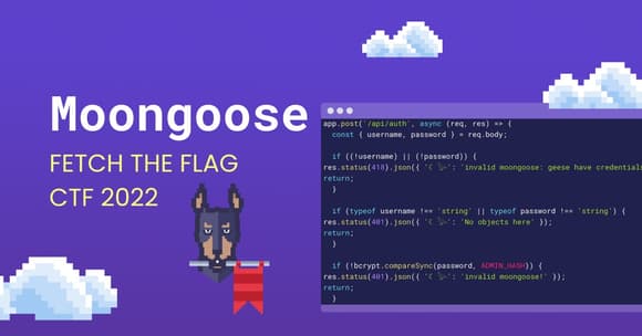 Fetch the Flag CTF 2022 writeup: Moongoose | Snyk