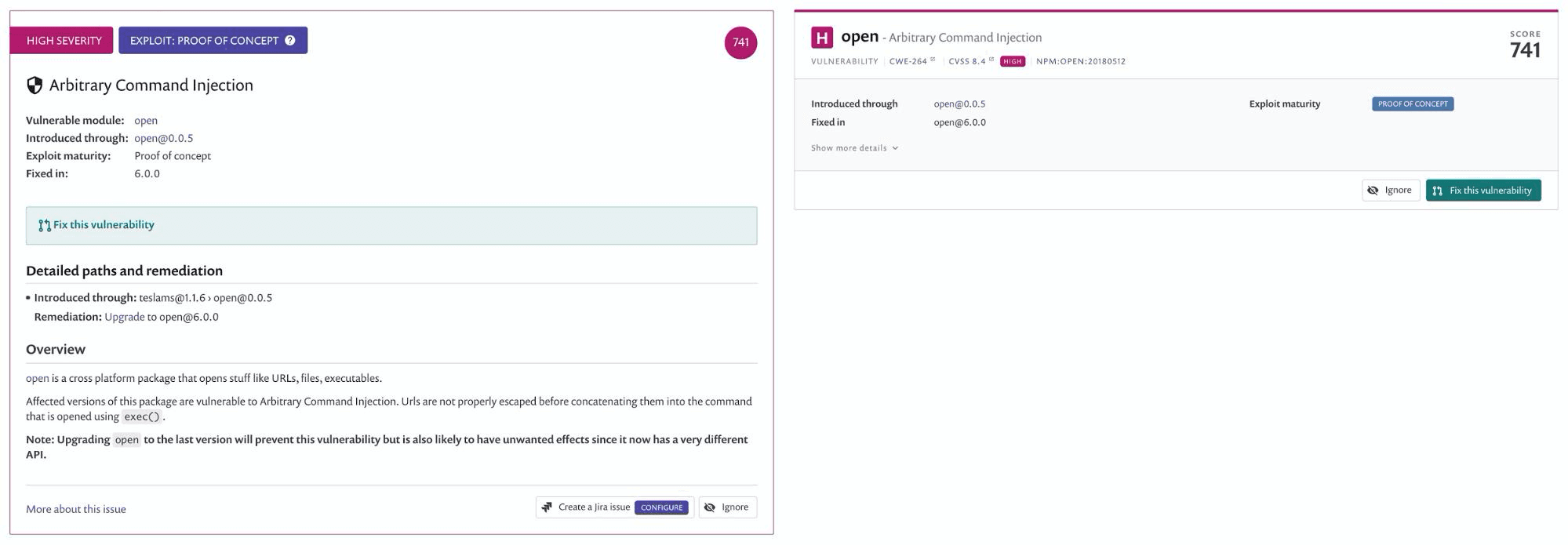 Snyk’s new vulnerability cards - fix issues fast with a new look and ...