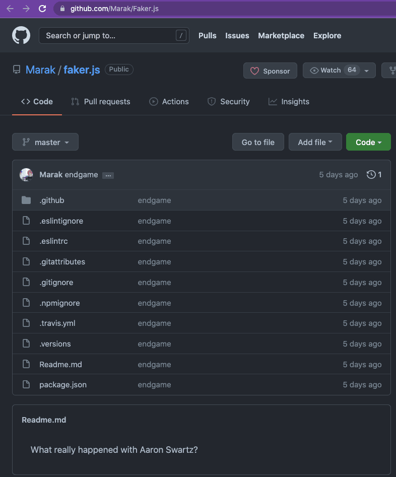 Open source maintainer pulls the plug on npm packages colors and faker ...