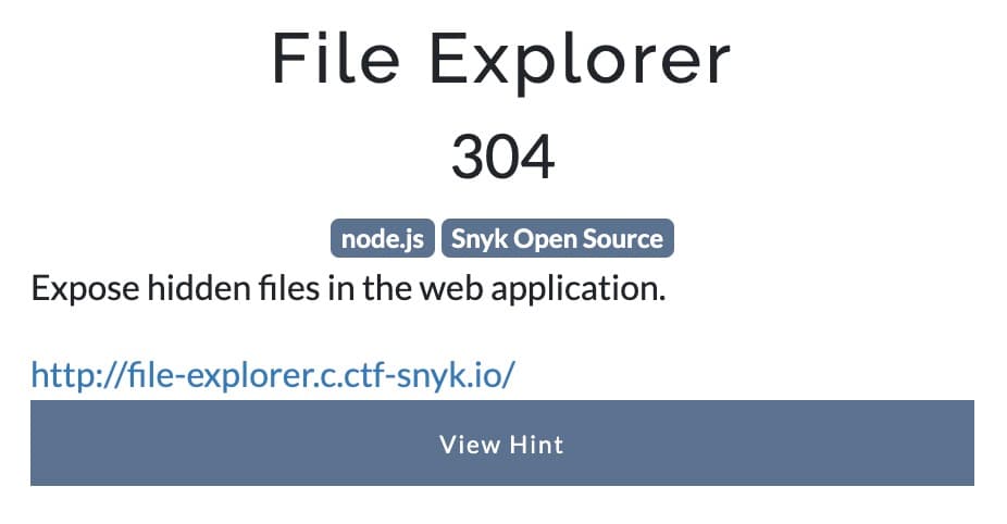 Fetch the Flag CTF 2022 writeup: File Explorer | Snyk