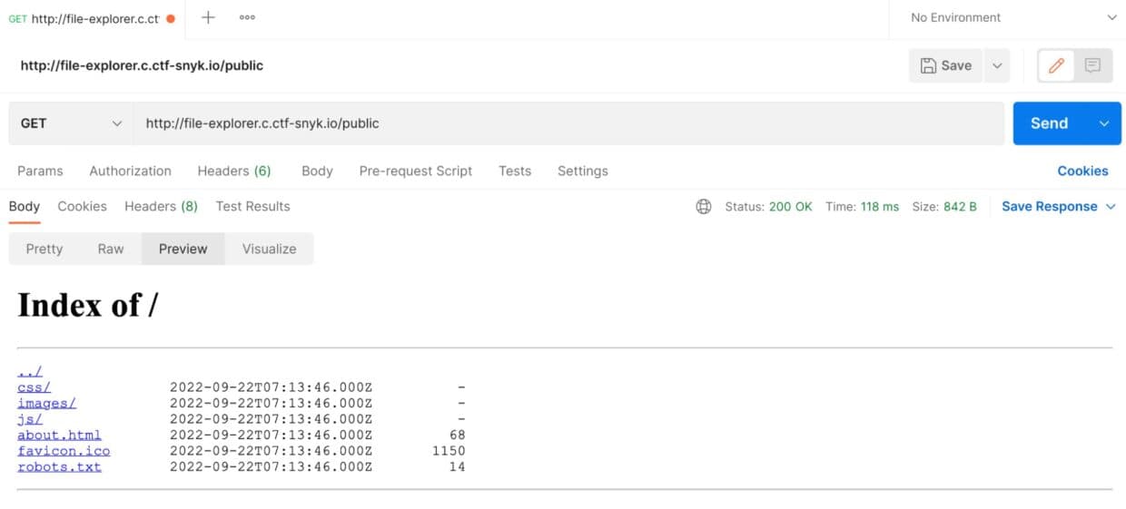 Fetch the Flag CTF 2022 writeup: File Explorer | Snyk
