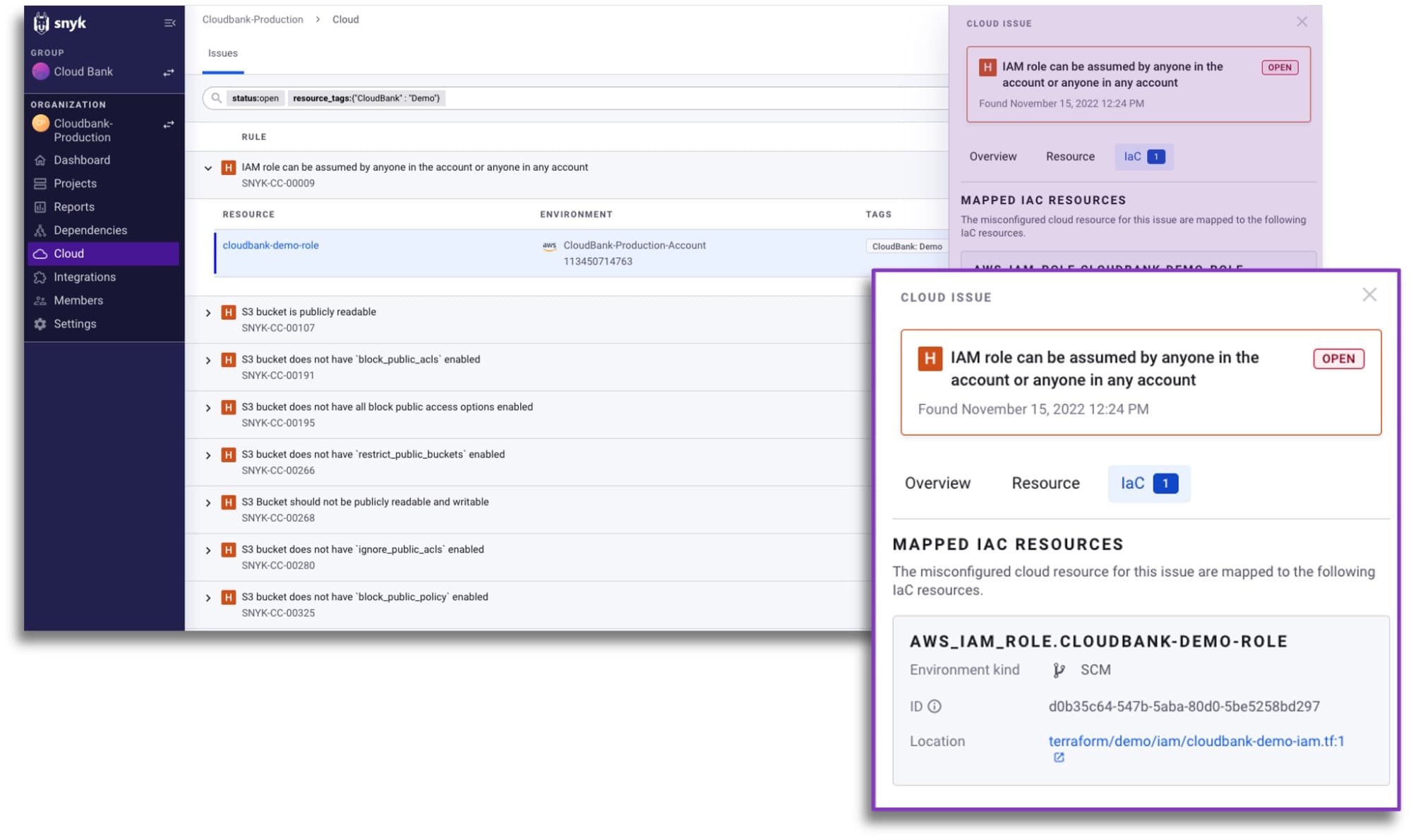 Fix cloud security issues faster and at the source with Snyk IaC | Snyk