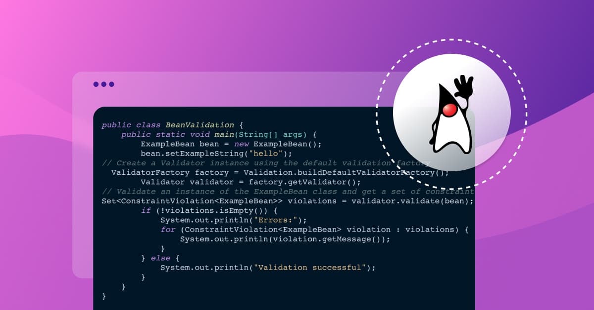 How to perform JavaBeans Validation | Snyk