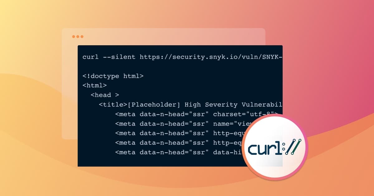 libcurl と curl で重大度の高い脆弱性を発見 (CVE-2023-38545) | Snyk