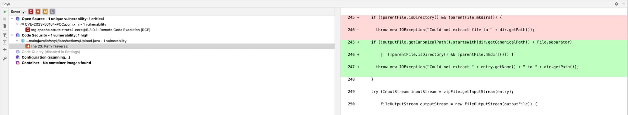 Find And Fix Struts Cve 2023 50164 Path Traversal Vulnerability Snyk 