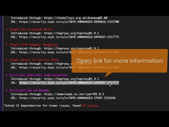 Snyk Open Source Adds Cc Security Scanning For Unmanaged Dependencies Snyk