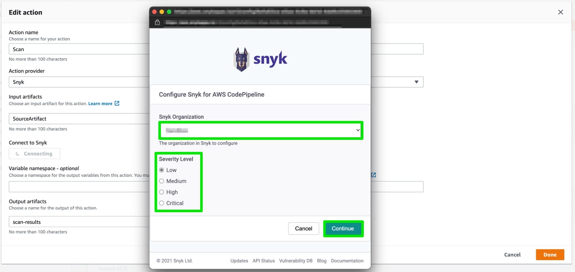 Automate Vulnerability Scanning In Aws Codepipeline With Snyk Snyk