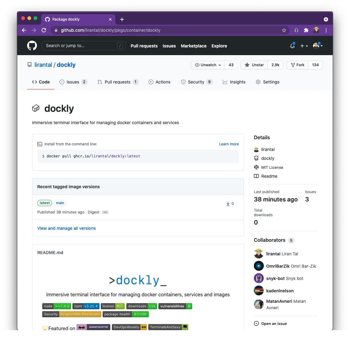 Managing Nodejs Docker Images In Github Packages Using Github Actions Snyk