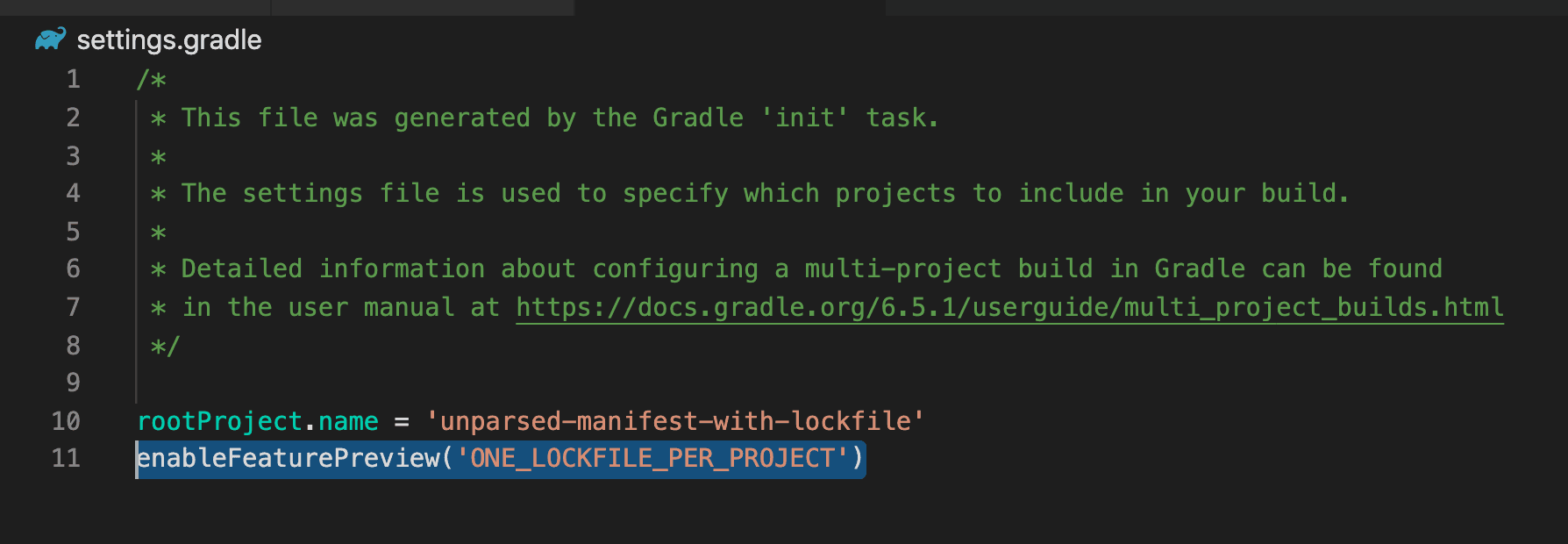 Improved Security Testing For Git Based Gradle Projects Using Lockfile